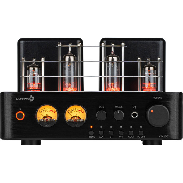 Dayton Audio HTA100 Integrated Stereo Hybrid Tube Amplifier 100 Watts